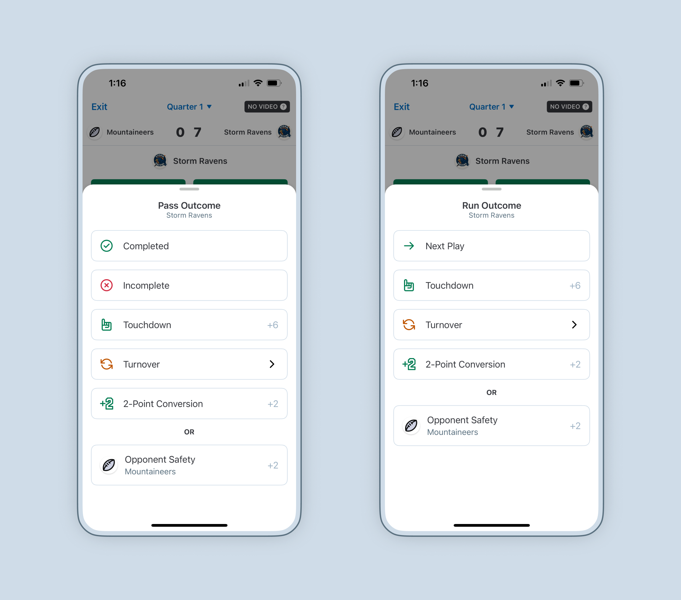 Football Scorekeeping – GameChanger