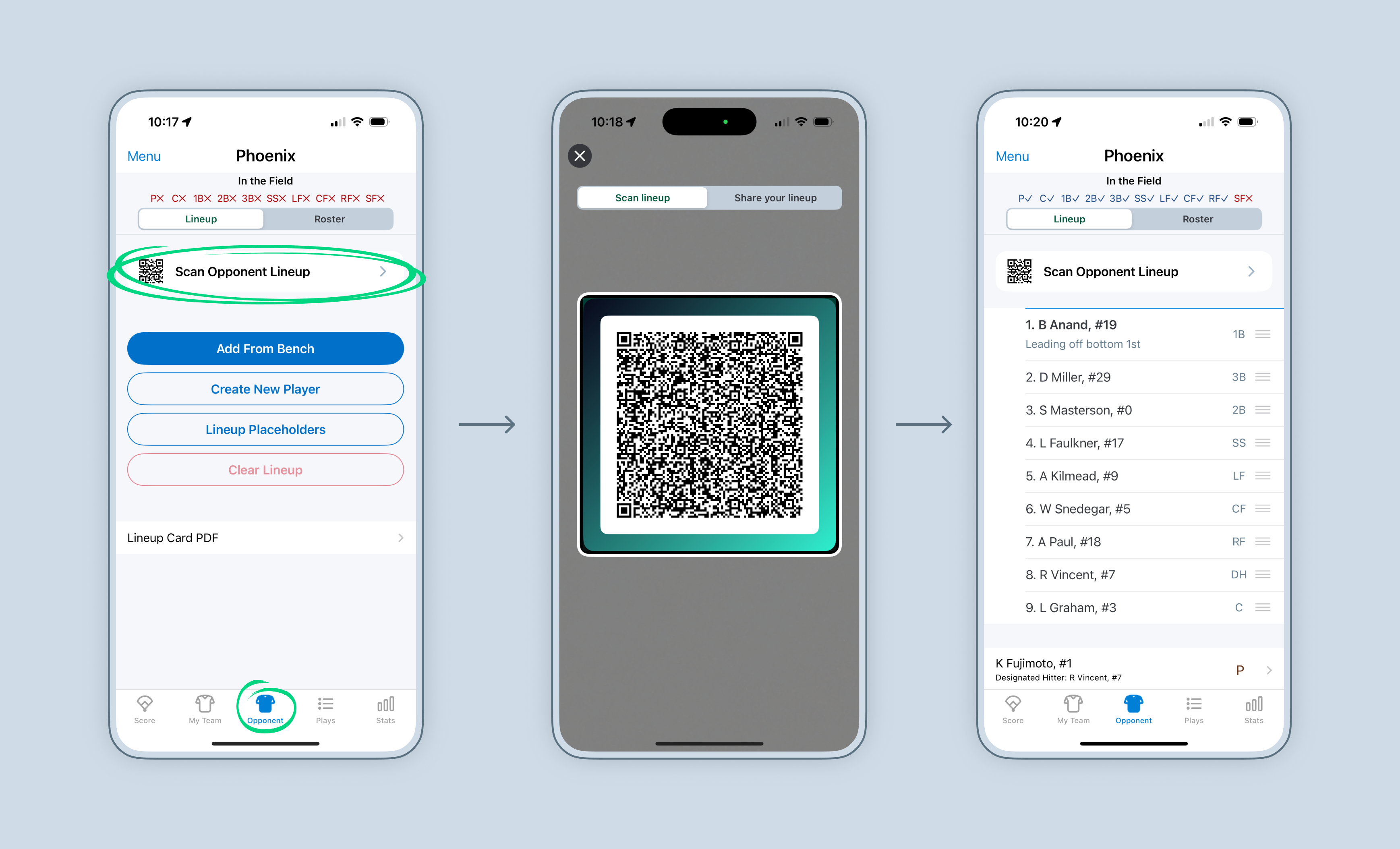 Share Starting Lineups for Baseball & Softball – GameChanger