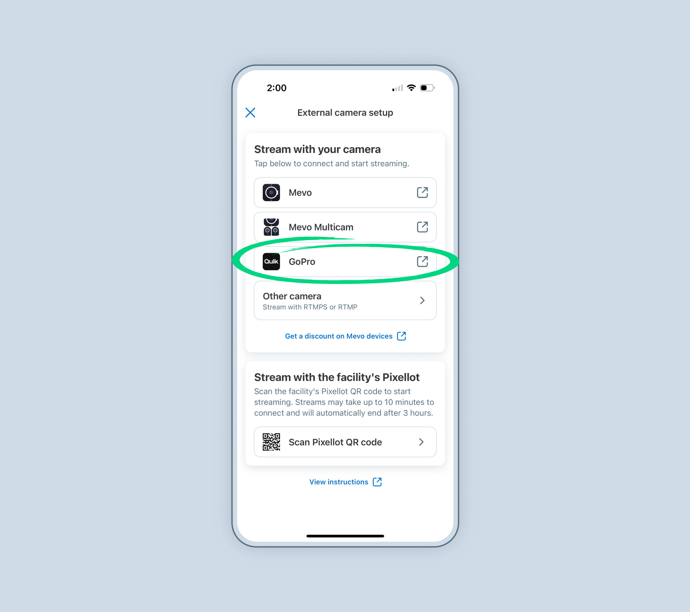 Live Stream From a GoPro Camera – GameChanger